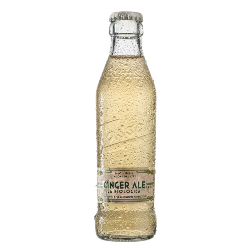 Agua Tónica Tassoni Ginger Ale 4 botellas 180ml – Viparmex
